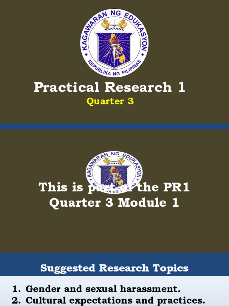 PR1 Module 2 | PDF | Qualitative Research | Ethnography