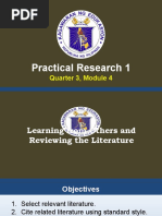 Practical Research 1: Module Overview | PDF | Quantitative Research ...