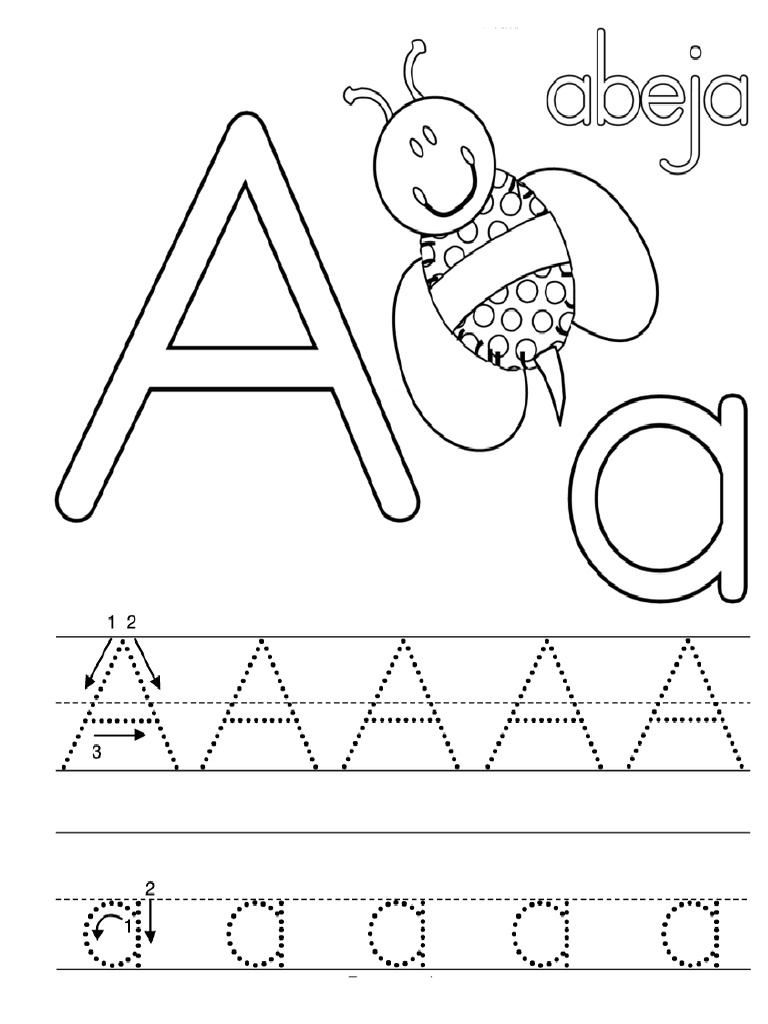 Abc Caligraf Colorear | PDF