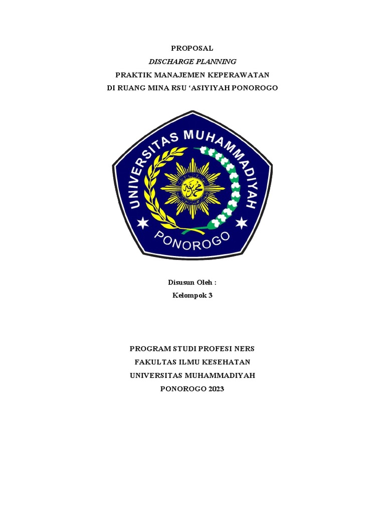 Discharge Planning Keperawatan di RSU Aisyiyah | PDF