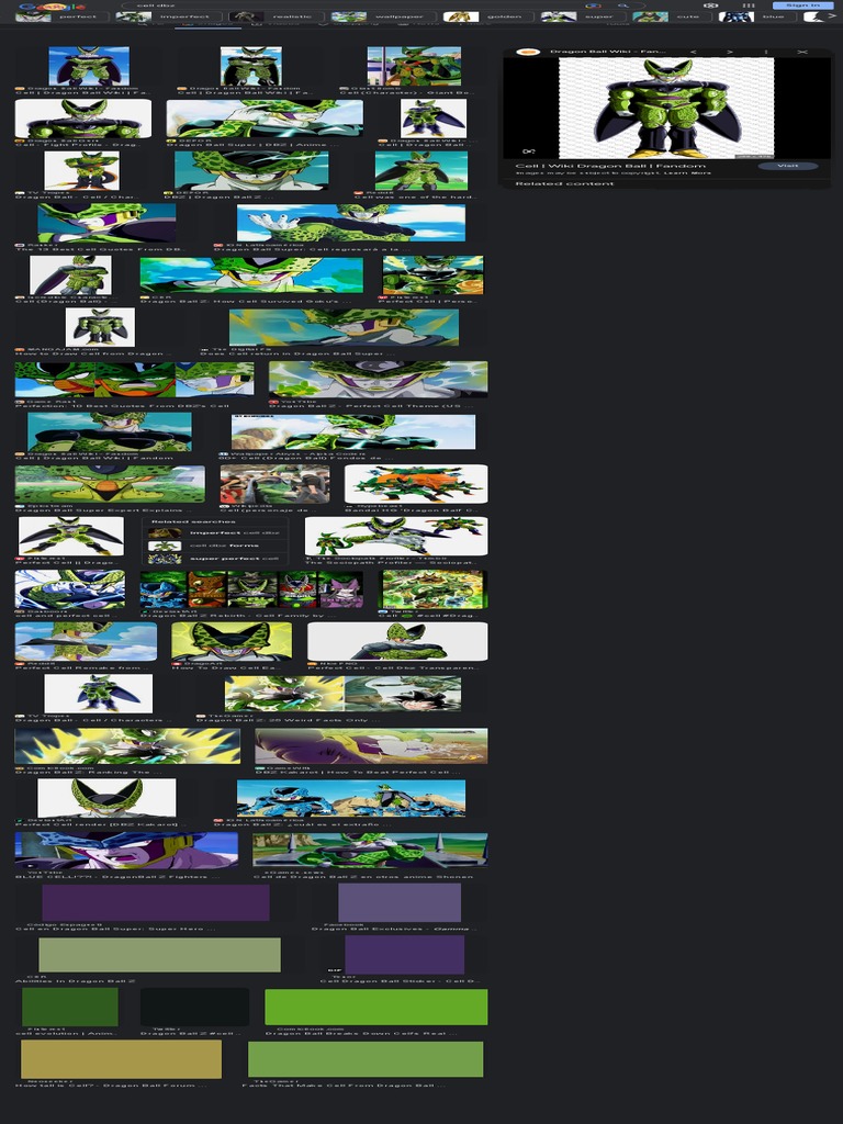 Cell - Wiki Dragon Ball - Fandom: Tools All Videos Shopping News More ...