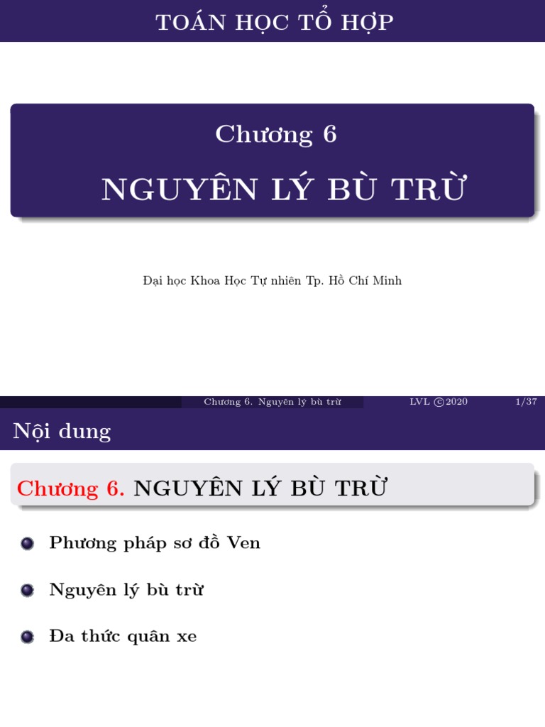 Chuong 6. Nguyen Ly Bu Tru | PDF