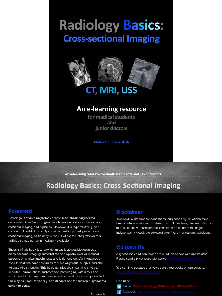 Cross-Sectional Imaging for Students | PDF | Ct Scan | Magnetic ...