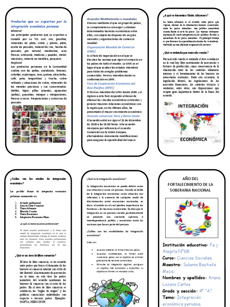 Ccss Arana Uwu | PDF | Comercio | Integración económica