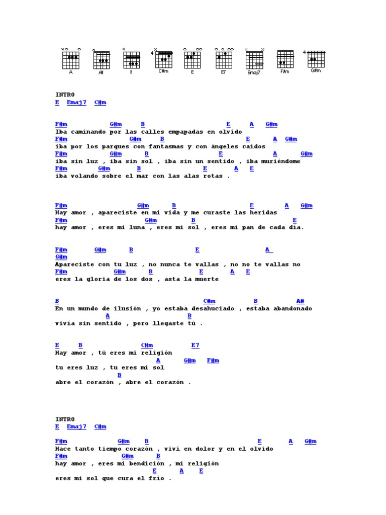 Tu Eres Mi Religion (Maná) | PDF | Religión y creencia