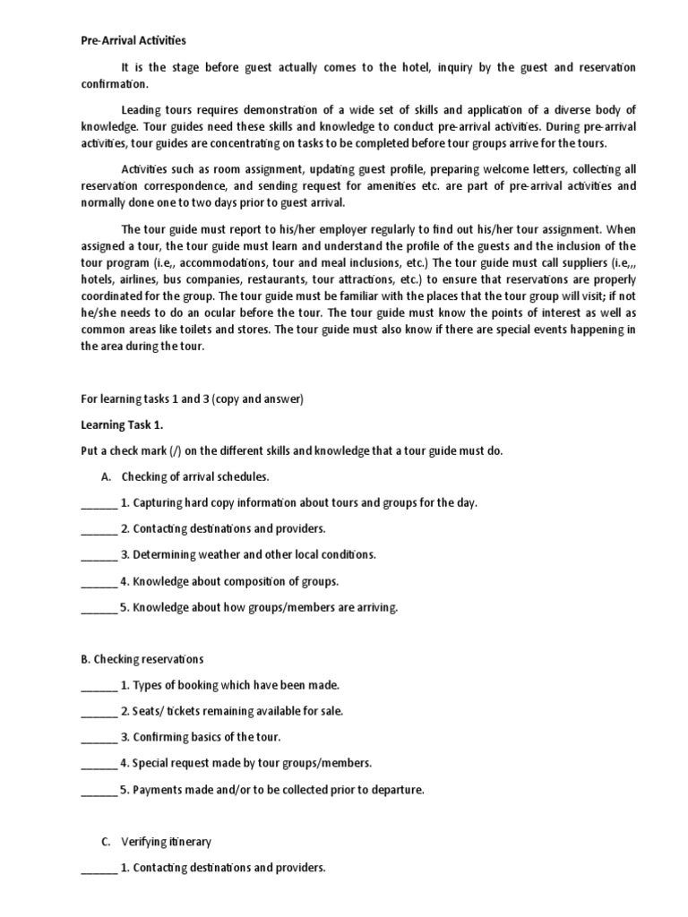 Local Guiding Services | PDF | Communication