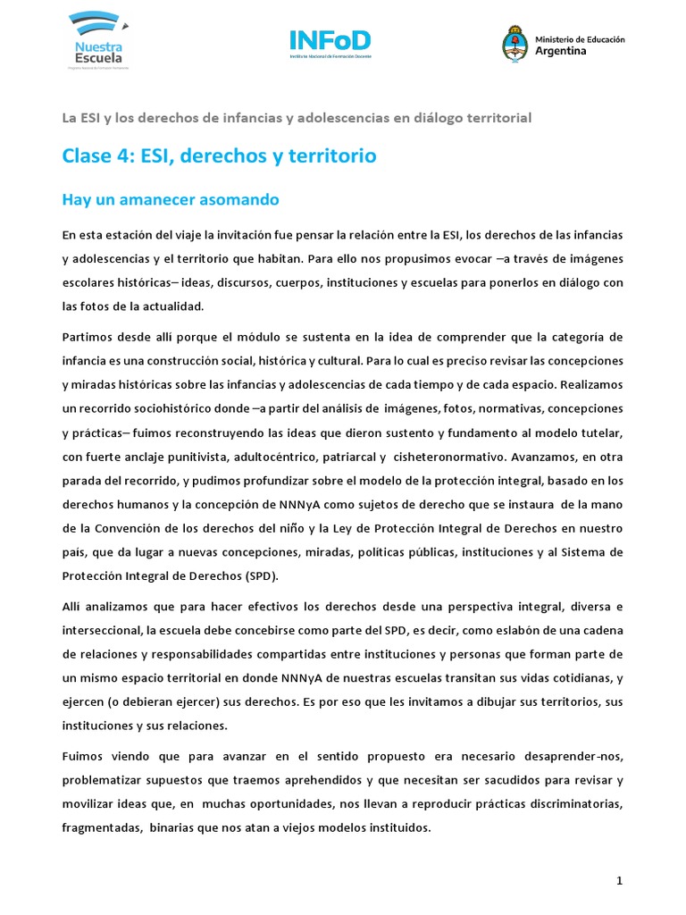 Postitulo ESI Clase4 Modulo - 4 | PDF | Interseccionalidad