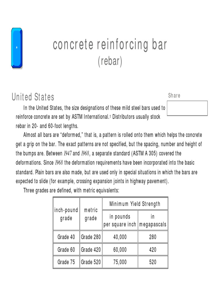 Rebar Us To Metric Conversion | PDF | Materials | Building Engineering