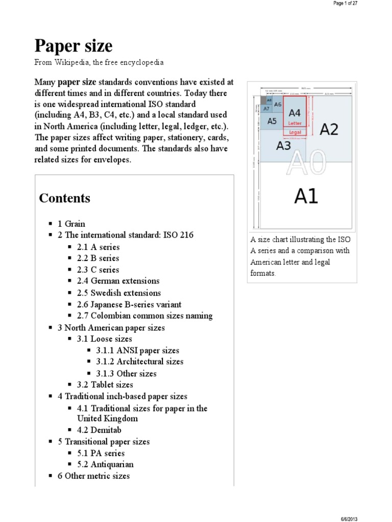 Paper Size | PDF | Office Equipment | Office Work