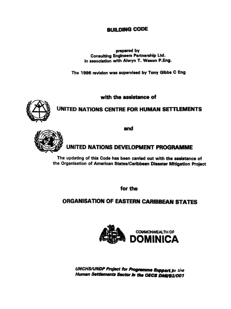 DOMINICA Building - Code | PDF | Concrete | Building Code