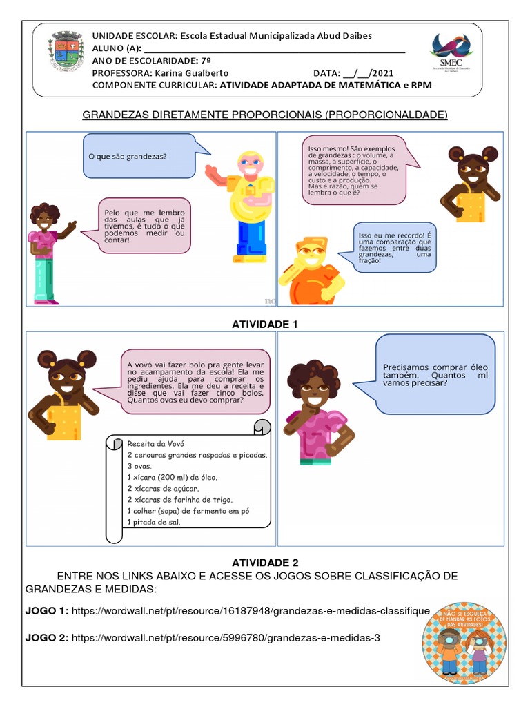 Atividade Adaptada | PDF