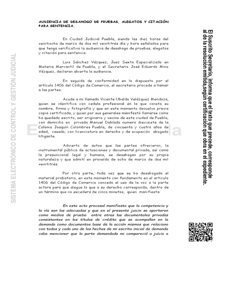 Auto 289 V3829 | PDF | Demanda judicial | Sentencia (ley)