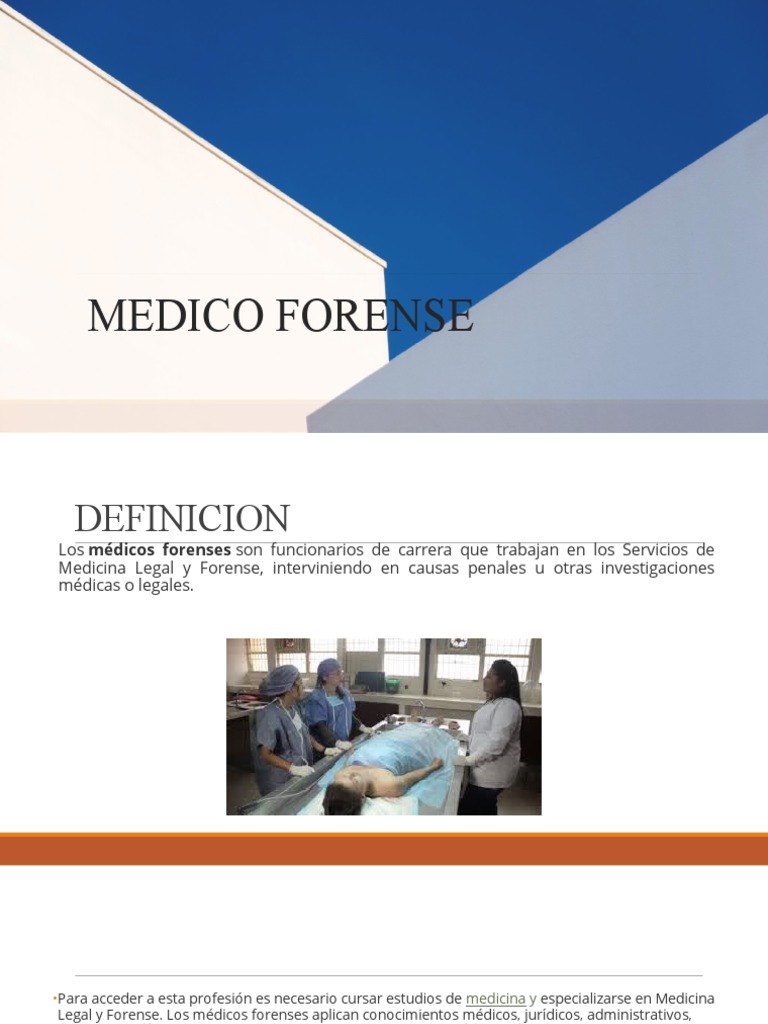 Definición de Médico Forense | PDF