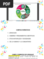 Mapa Mental CAMPOS FORMATIVOS | PDF | Aprendizaje | Conocimiento