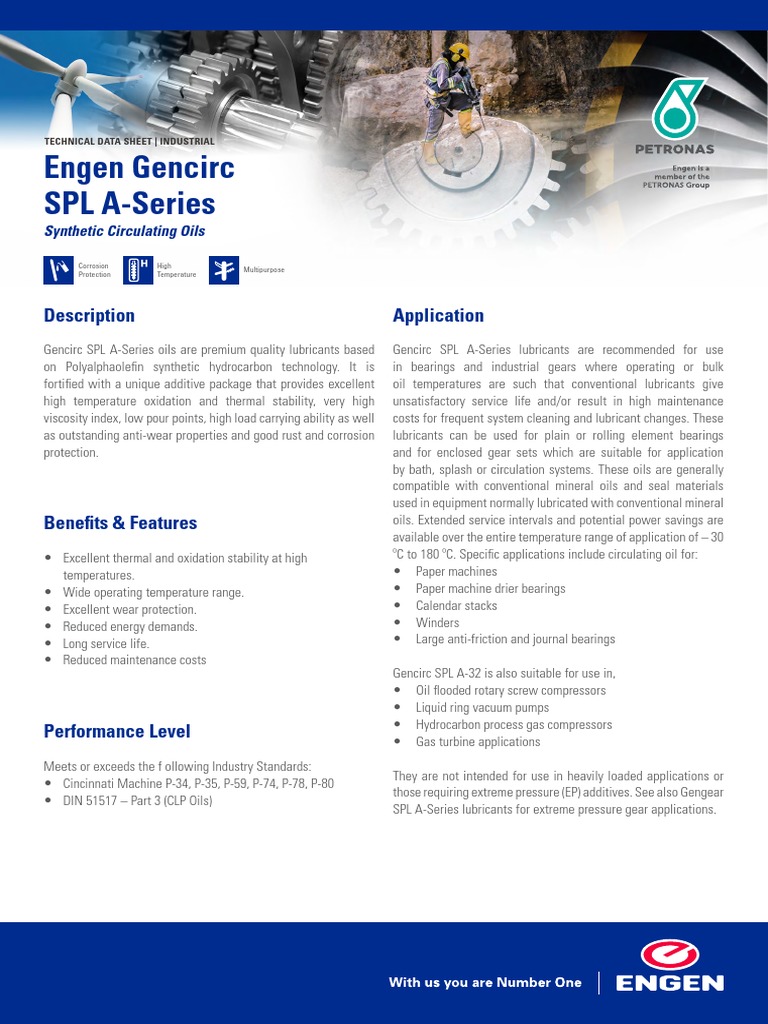 Gengear Series SPL-A Up To 320 | PDF | Lubricant | Bearing (Mechanical)