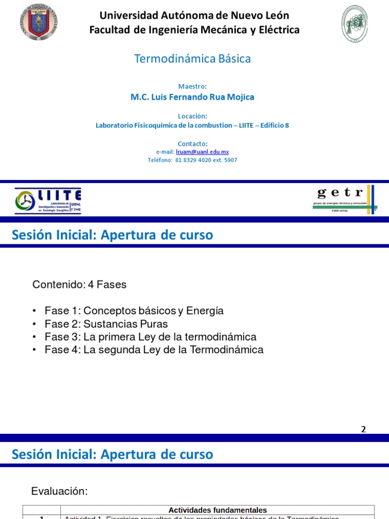 Introducción a la termodinámica básica | PDF | Termodinámica | Gases