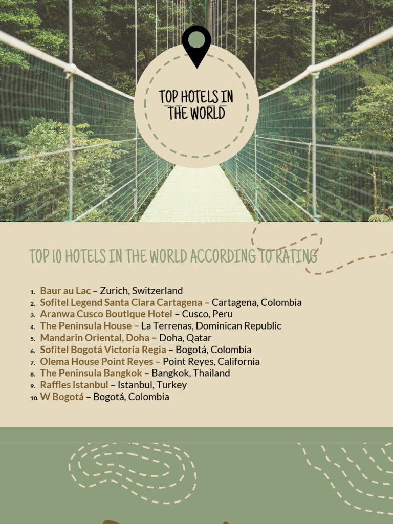 Top Hotels in The World | PDF | Buildings And Structures | Tourism