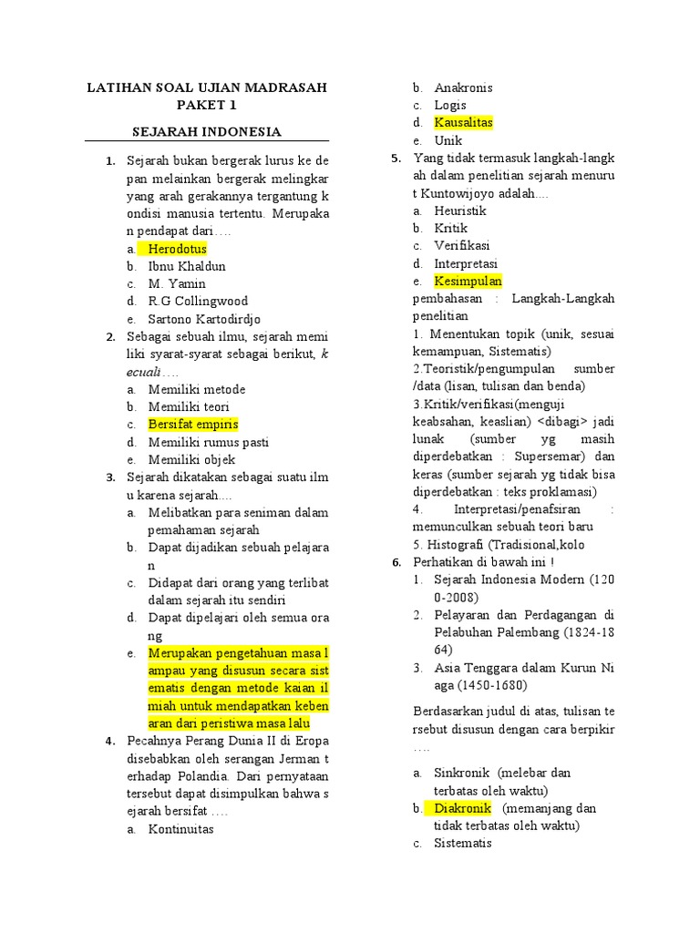 Latsol Um | PDF | Ilmu Sosial | Sejarah