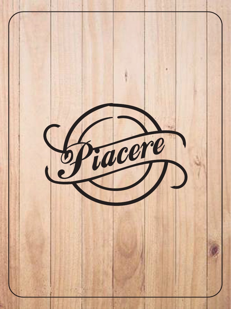 Carta Piacere Agosto 2021 | PDF | ensalada | Eruca Sativa