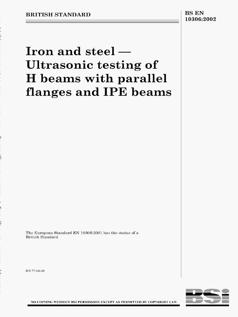 BS en 10306-2002 | PDF
