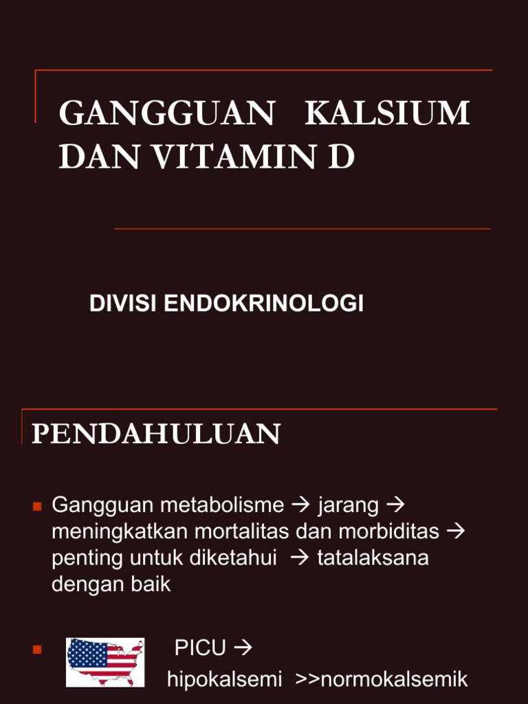 Gangguan Kalsium Dan Vitamin D | PDF