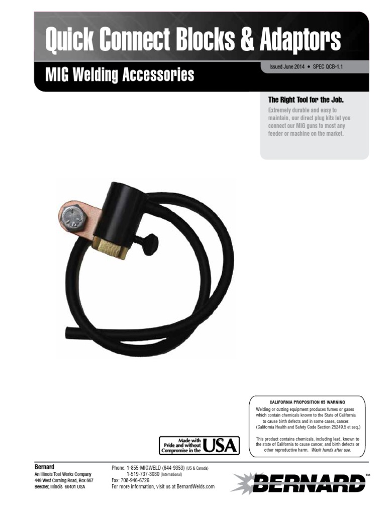 SP QCB Bernard Quick Connect Blocks | PDF | Mechanical Engineering