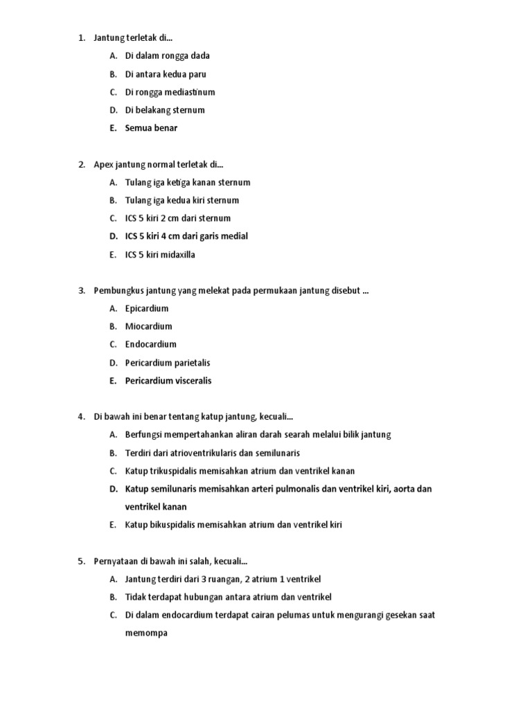 Soal Multiple Choice Seleksi PPDS Radiologi Januari 2020 | PDF