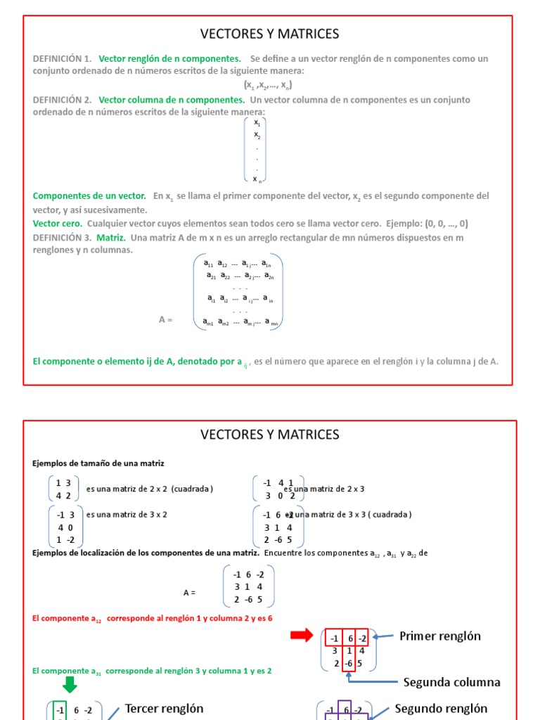 Algebra Lineal | PDF | Matriz (Matemáticas) | Vector Euclidiano
