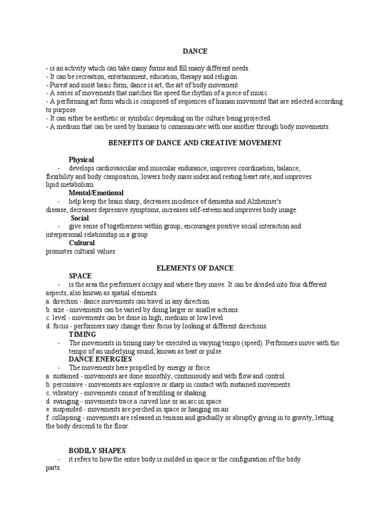 PEH Reviewer Finals | PDF | Dances | Folk Music