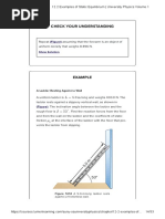 Ladder Friction Analysis Example | PDF | Force | Friction