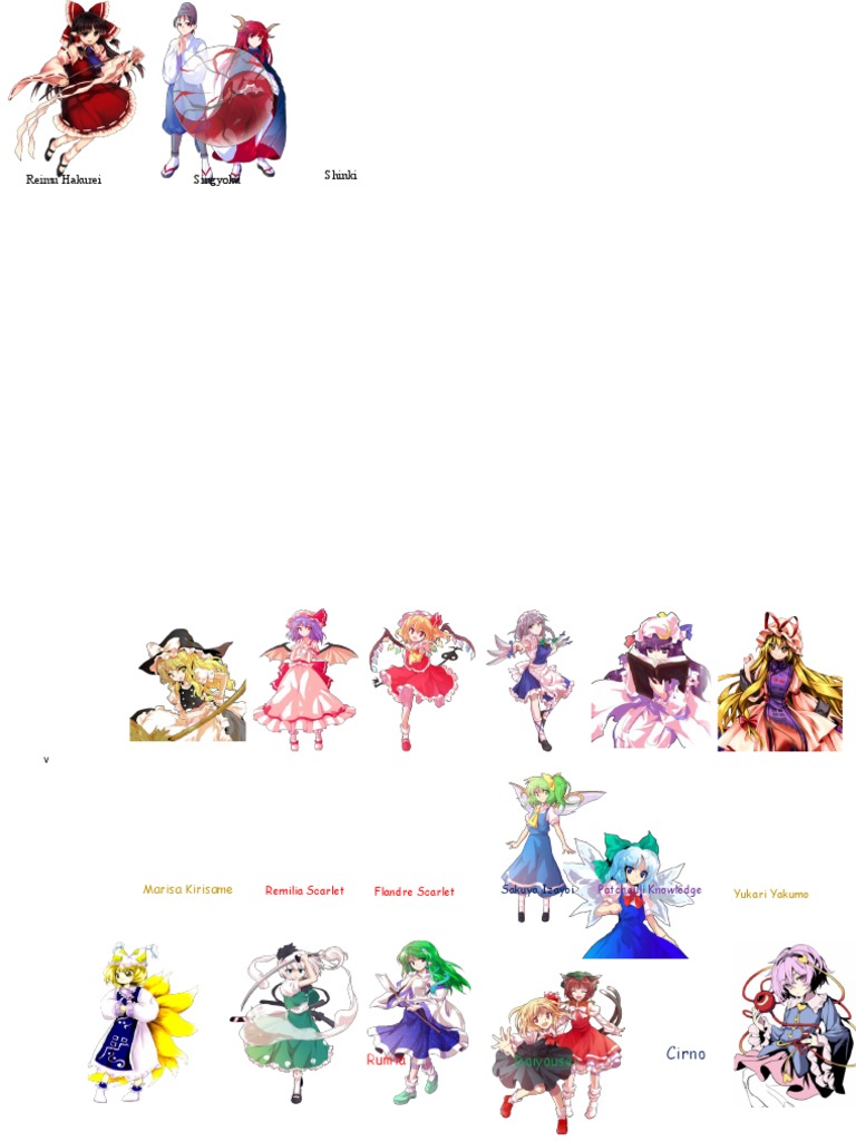 touhou personajes | PDF