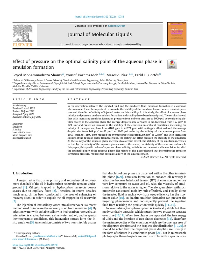 Riazi 3 | PDF | Emulsion | Enhanced Oil Recovery