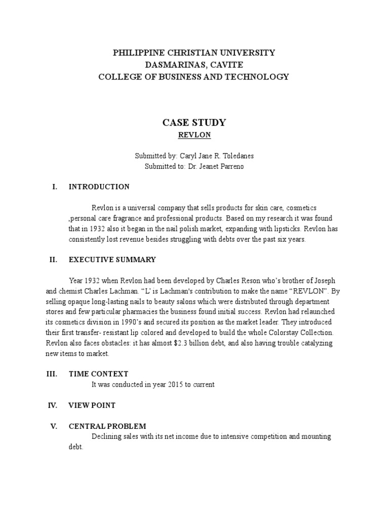Revlon Case Study | Download Free PDF | Cosmetics | Social Media