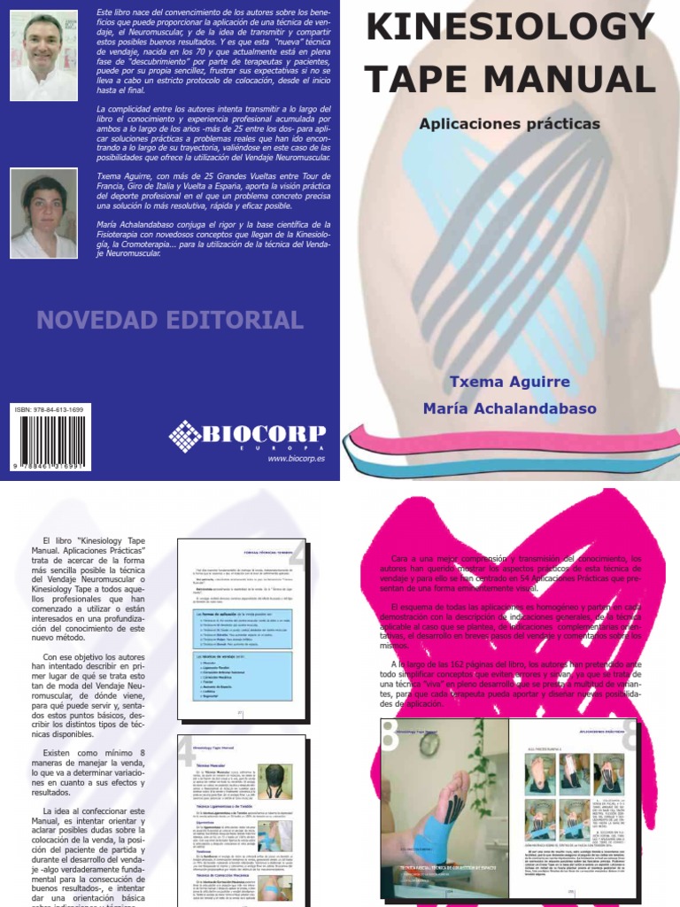 KINESIOLOGY TAPE MANUAL Aplicaciones Pra | PDF