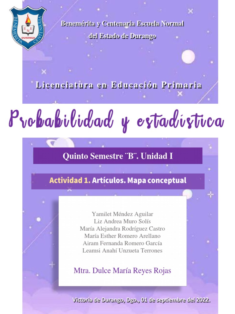 Act 1 | PDF | Matemáticas | Estadísticas