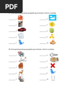 Isulat Ang Pangalan NG Larawan Worksheets | PDF