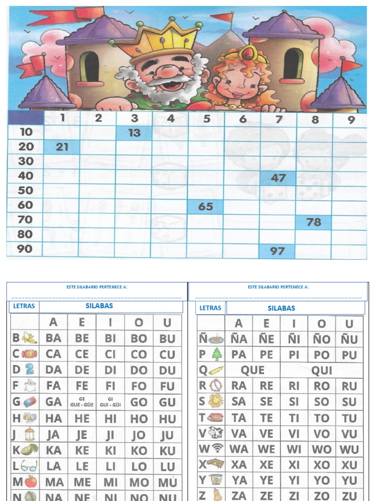 Silabario y Abecedario para Niños | PDF