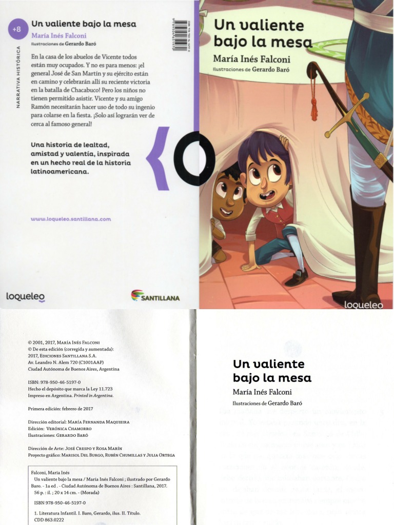 Falconi, Ma Inés - Un Valiente Bajo La Mesa - PDF Versión 1 | PDF