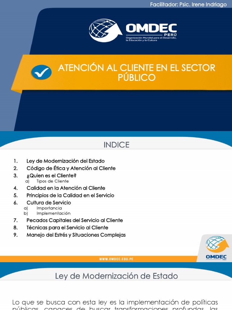2 Presentacion Atencion Cliente | PDF | Calidad (comercial) | Cliente