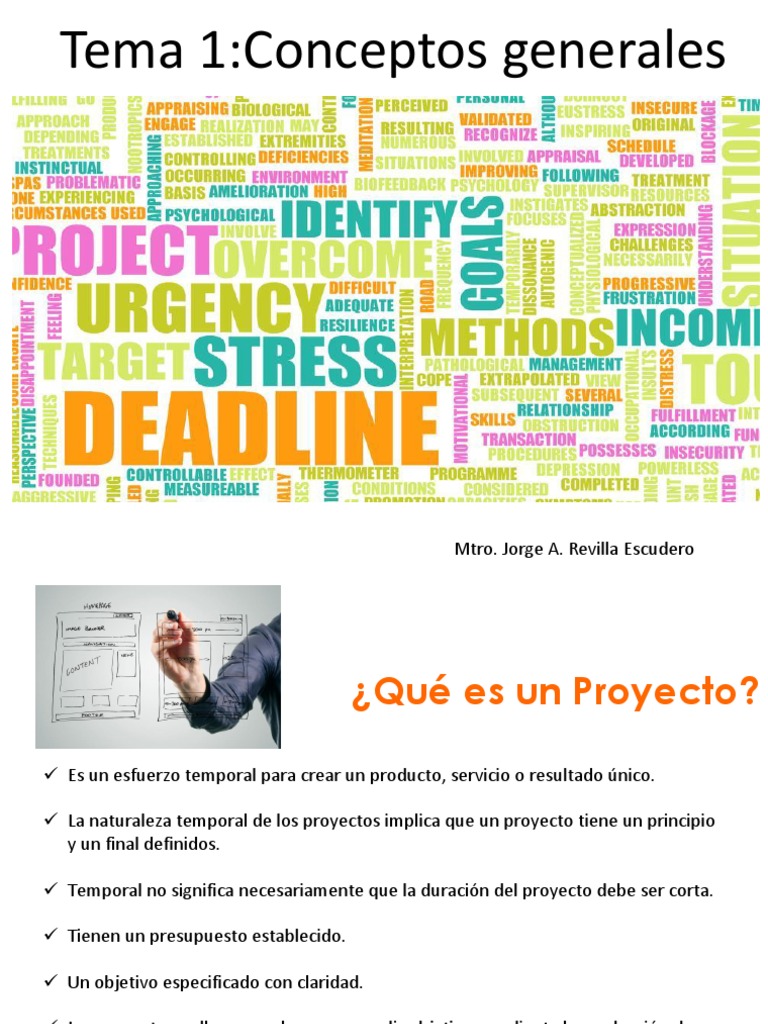 1 Conceptos Basicos Definicion de Proyectos | PDF | Liderazgo ...