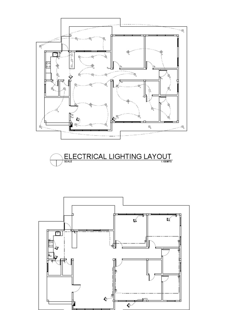Electrical Lighting Layout, Electrical Power Layout, & Schedule of ...