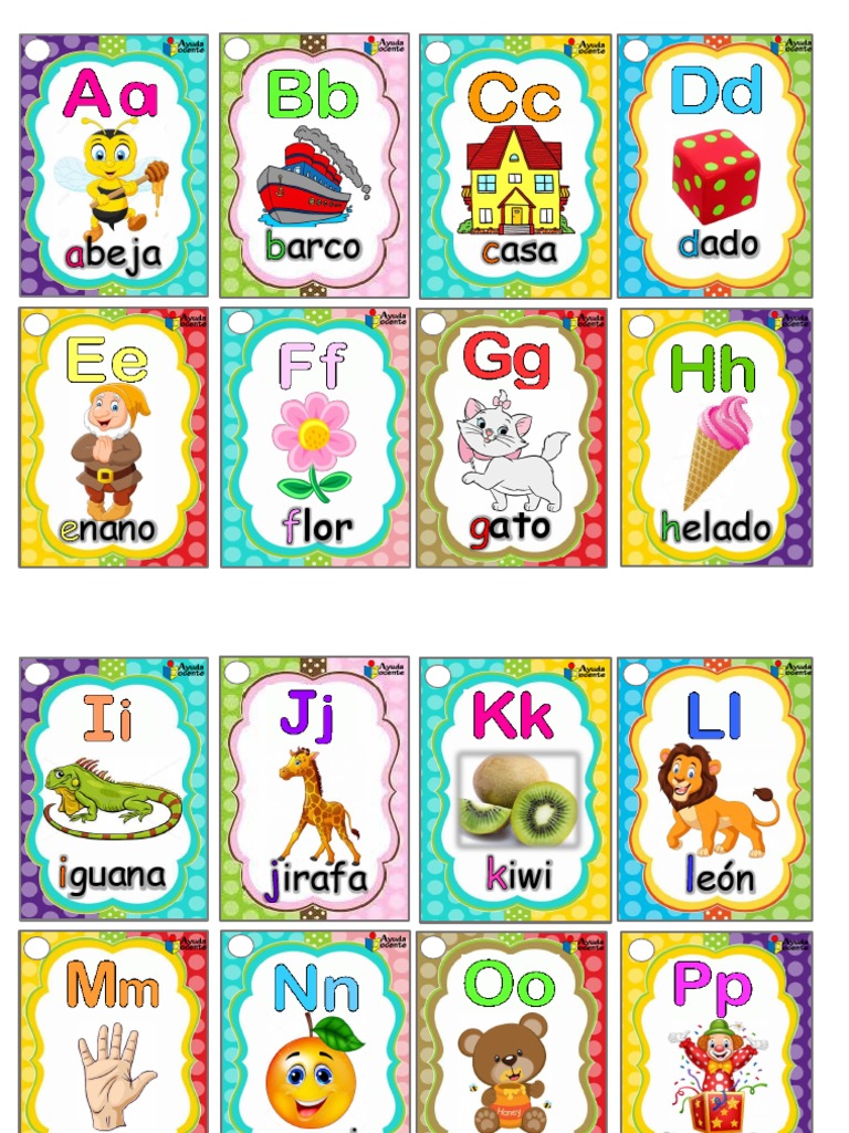 Cartilla de Abecedario | PDF