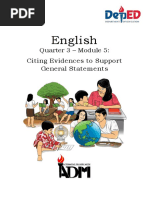 Q3 - LE - English 7 - Lesson 1 - Week 3 | PDF | Human Communication | Career & Growth