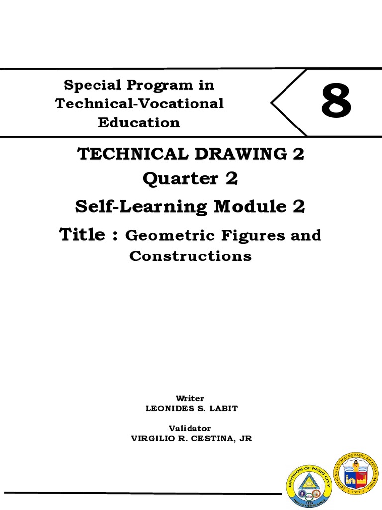 Sptve - Techdrwg2 - Q2 - M2 | PDF | Circle | Rectangle