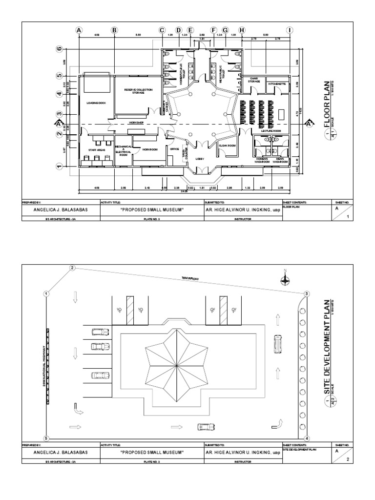 Small Museum Plan | PDF | Window | Framing (Construction)