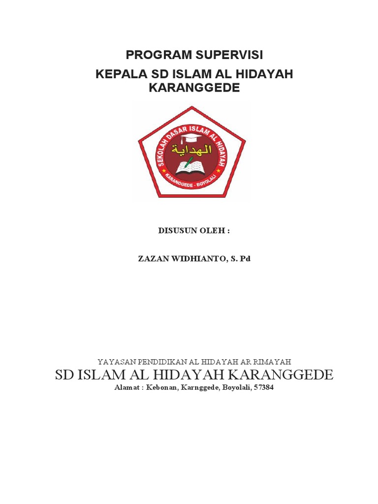 Contoh Program Supervisi Sdia | PDF