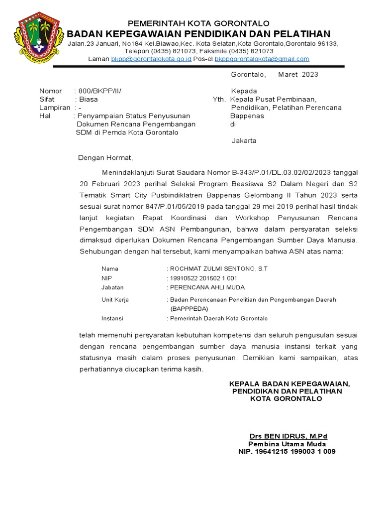 Dokumen Rencana Pengembangan SDM | PDF