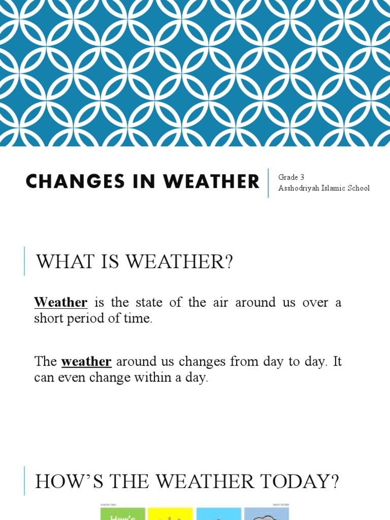 Weather Changes for Grade 3 Students | PDF | Self-Improvement