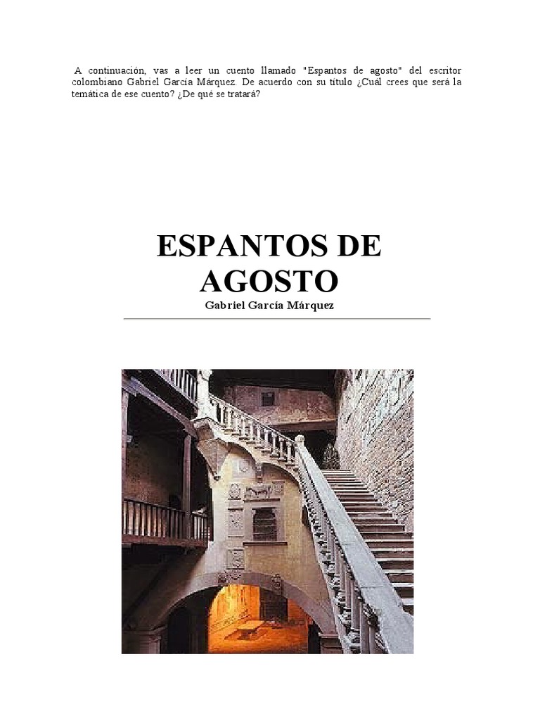8°espantos de Agosto | PDF | Gabriel García Márquez