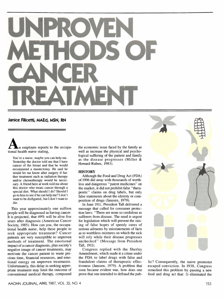 Identifying Cancer Quackery Methods | PDF | Cancer | Therapy